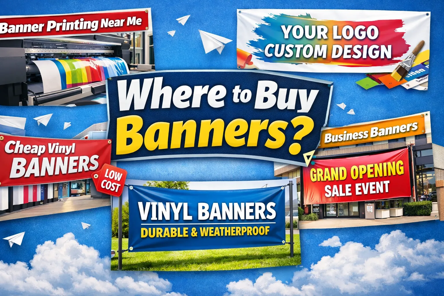 Where to Buy Banners: Custom Vinyl - Graphics Printing NY